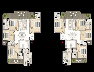 Mahagun Medalleo | Book 3/4 BHK Ultra Luxury Condominium in Sector 107 ...